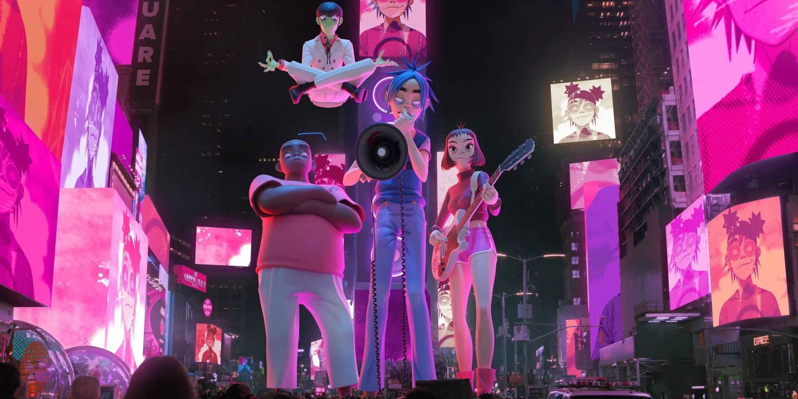Gorillaz Dominates The Sky With Immersive Live Performance